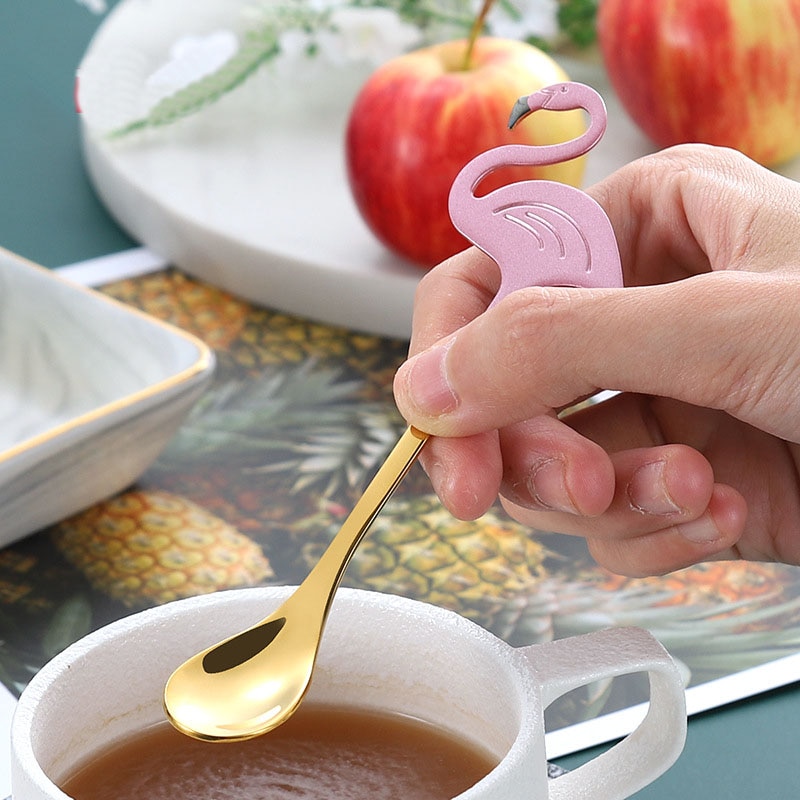 Flamingo Coffee Spoon - Sleepy Girlz Co.