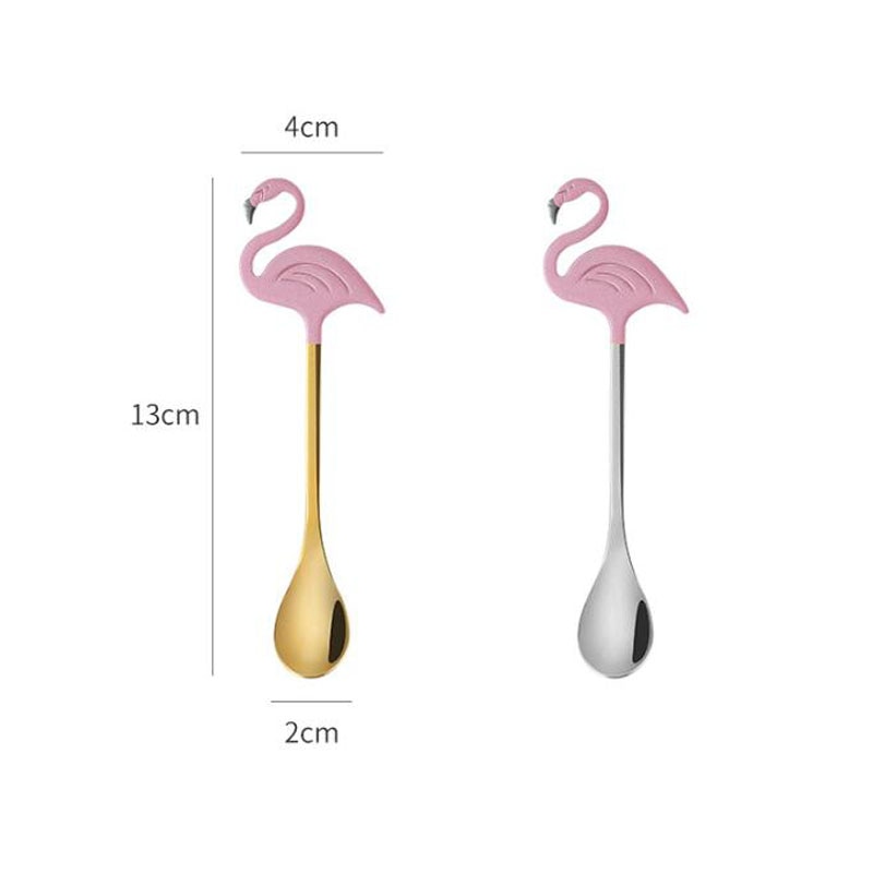 Flamingo Coffee Spoon - Sleepy Girlz Co.