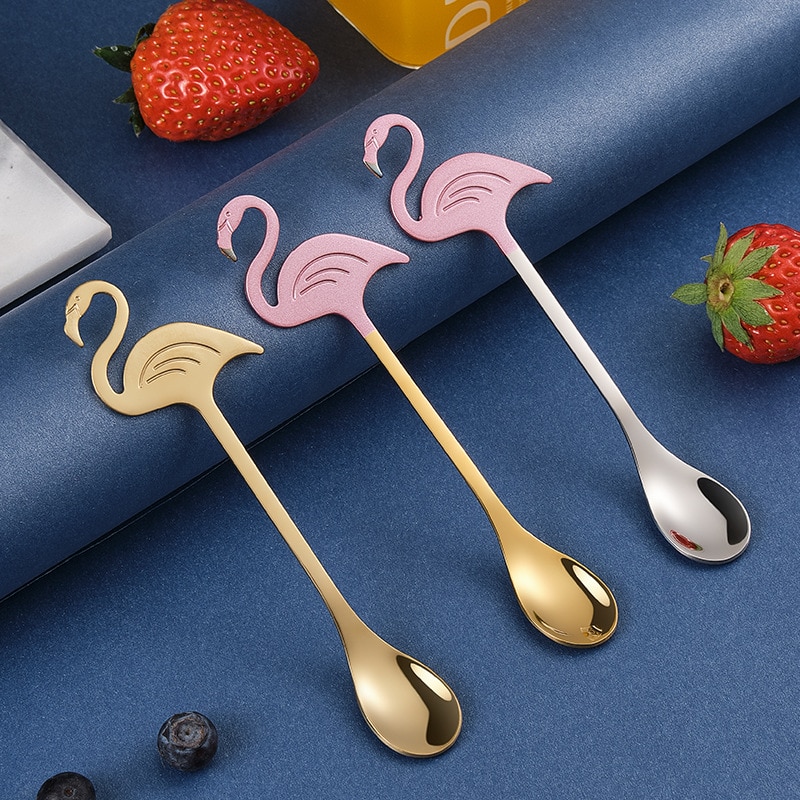 Flamingo Coffee Spoon - Sleepy Girlz Co.